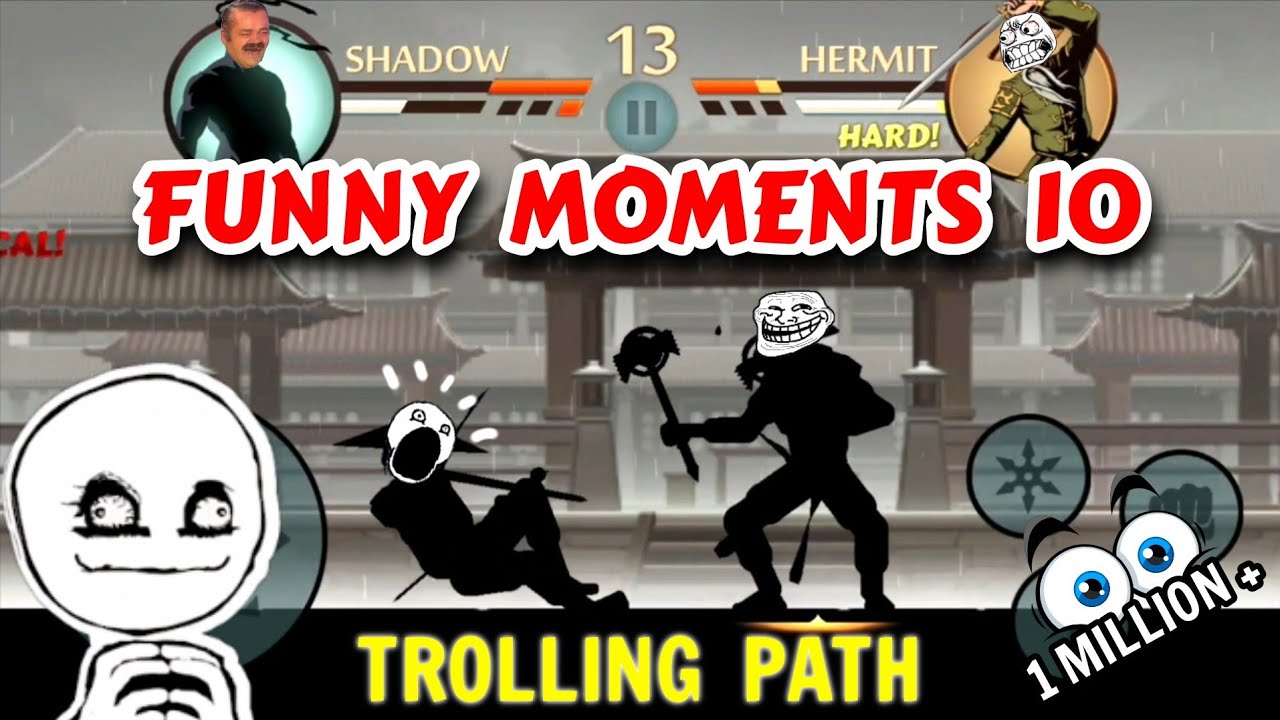 Trolling Path | Funny Moments 10 | Shadow Fight 2 - YouTube