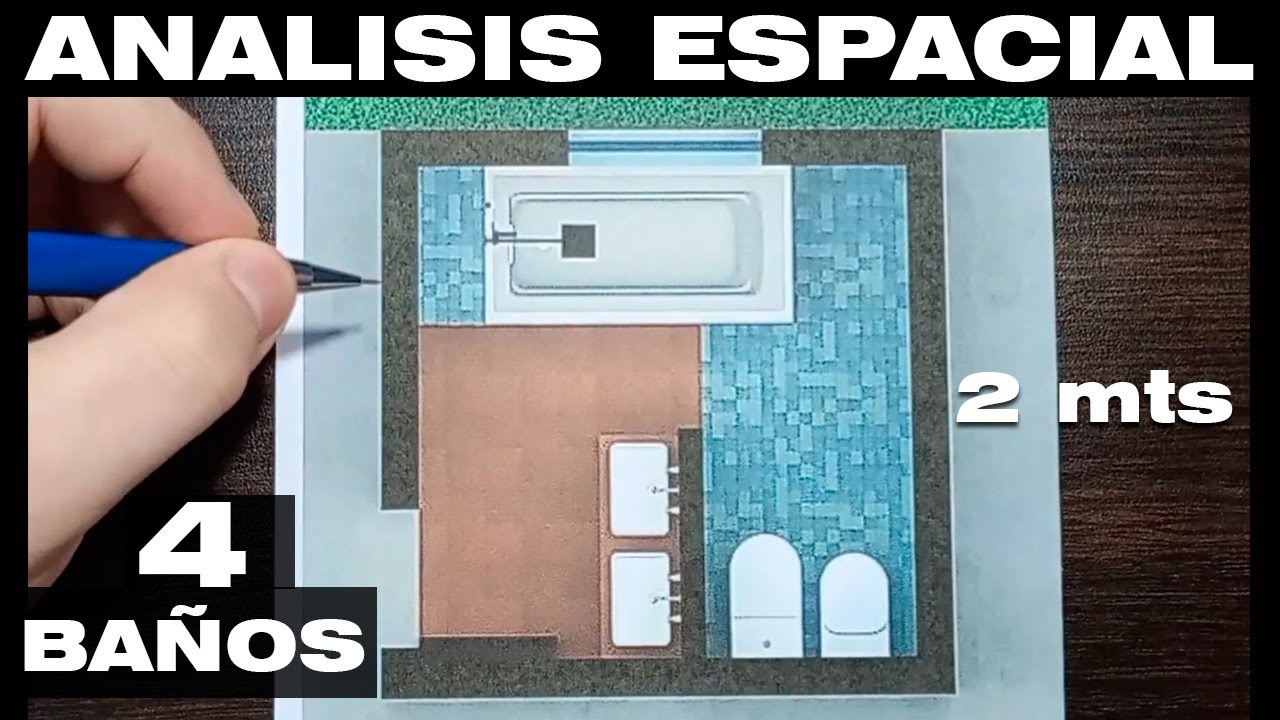 Como Dise ar Un BA O De 2x2 Mts 4 Prpuestas Distintas YouTube Como Dise ar Un BA O De 2x2 Mts 4 Prpuestas Distintas YouTube