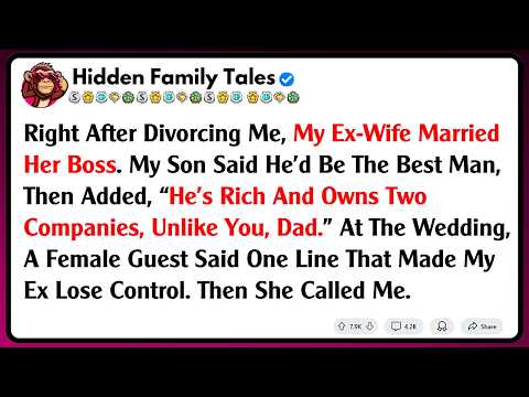 Right After Divorcing Me, My Ex-Wife Married Her Boss. My Son Said He’d Be The Best Man, Then...