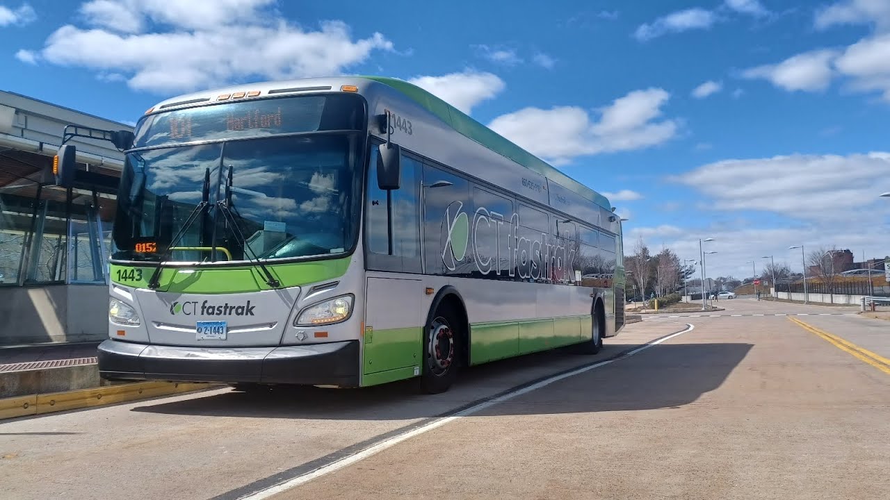 (Full Ride) Ride on CTfastrak 2014 NewFlyer XDE40 Xcelsior #1443 on ...