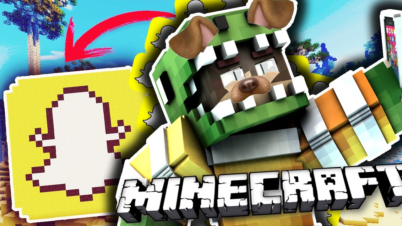 TEXTUREPACK SNAPCHAT MINECRAFT | TE ATREVES A USARLO? | SNAPCHAT EN ...