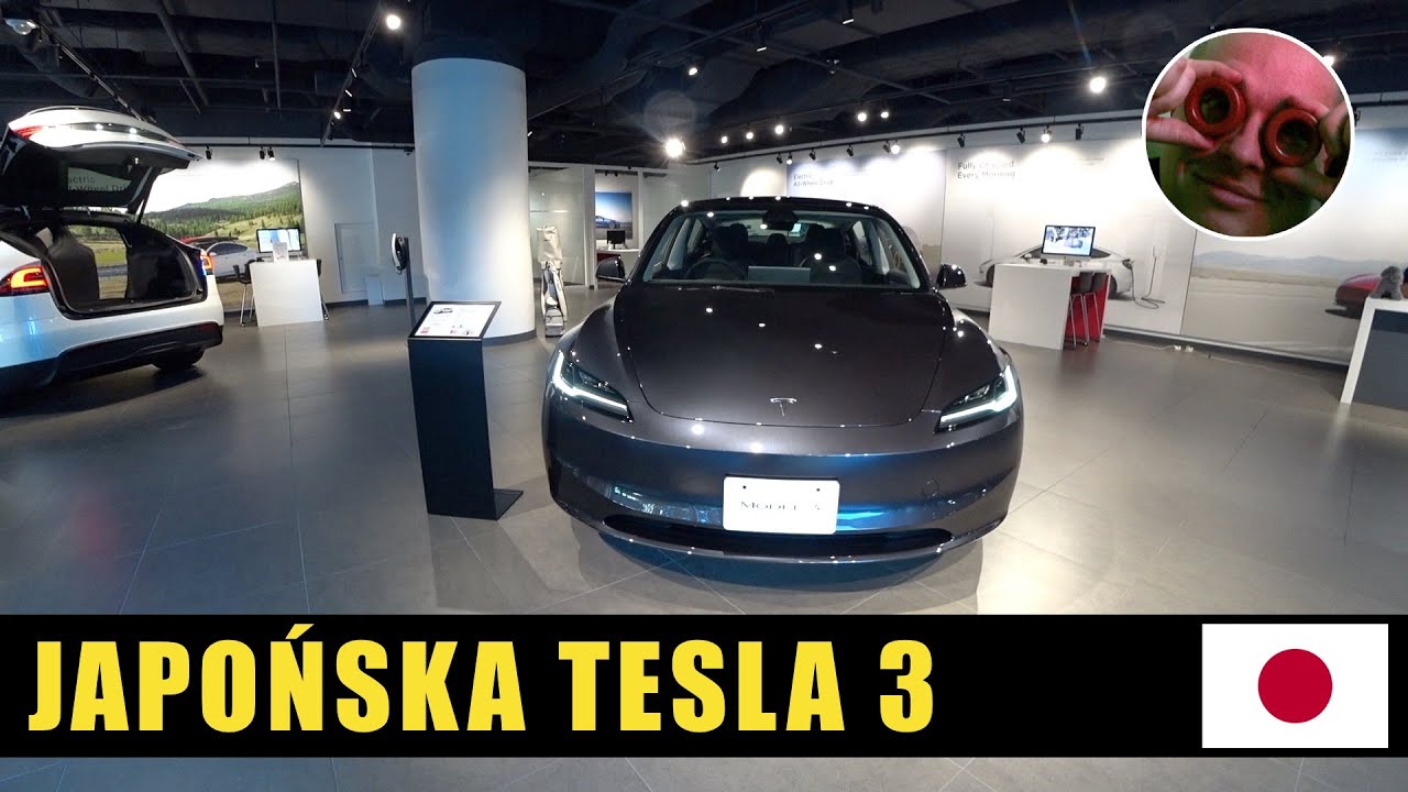 Nowa Tesla 3 i salony ger [Tokio] - YouTube