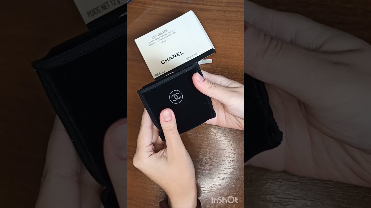 Chanel Les Beiges Healthy Glow Sheer Powder unpacking | Пудра для лица ...