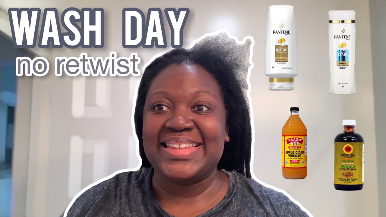 LOC WASH with NO RETWIST!? | LOC WASH DAY ROUTINE AND LOC REFRESH - YouTube