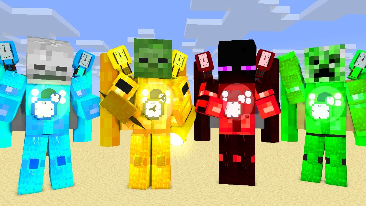 Everyone has Turned into Clock Man - Minecraft Animation - YouTube