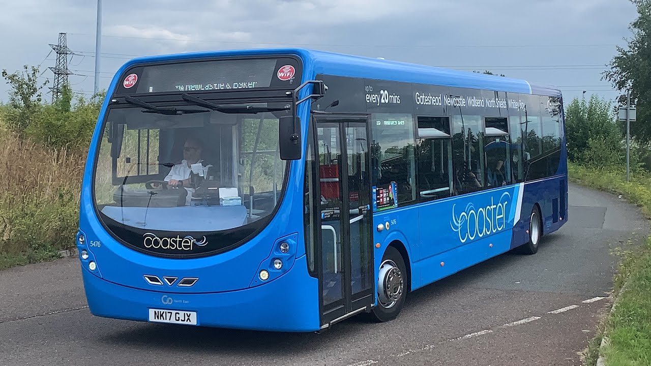 Go North East Wright Streetlite 5476, service 1B Gateshead interchange ...