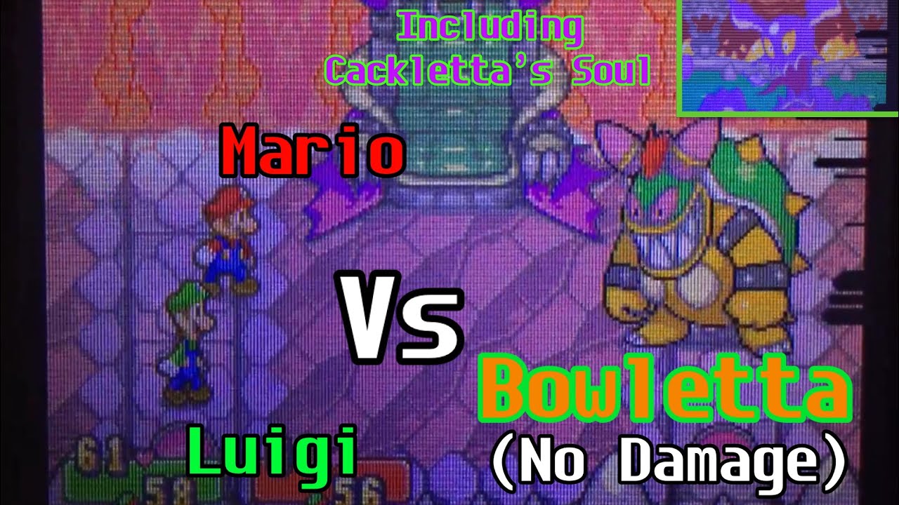 Mario & Luigi - Superstar Saga [FINAL BOSS] Bowletta + Cackletta's Soul ...