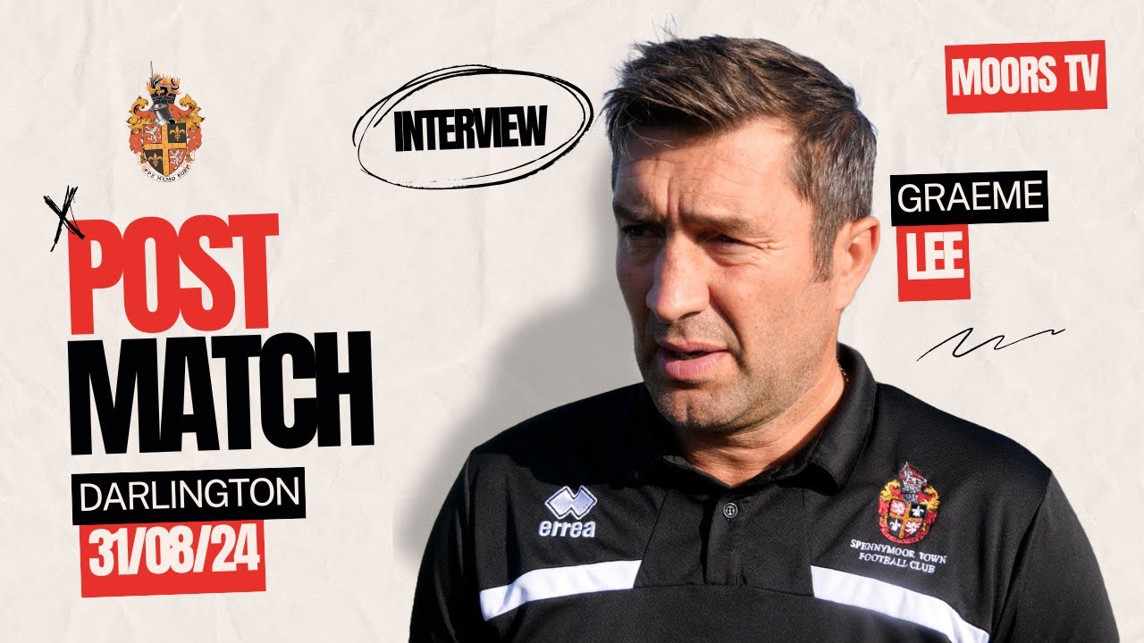 Post Match | Graeme Lee | Darlington (A) - YouTube