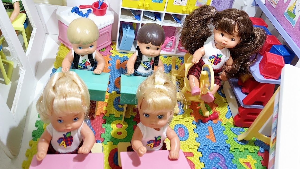 BARBIE TEACHER, BARBIE PROFESORA, BARBIE PREESCOLAR - YouTube