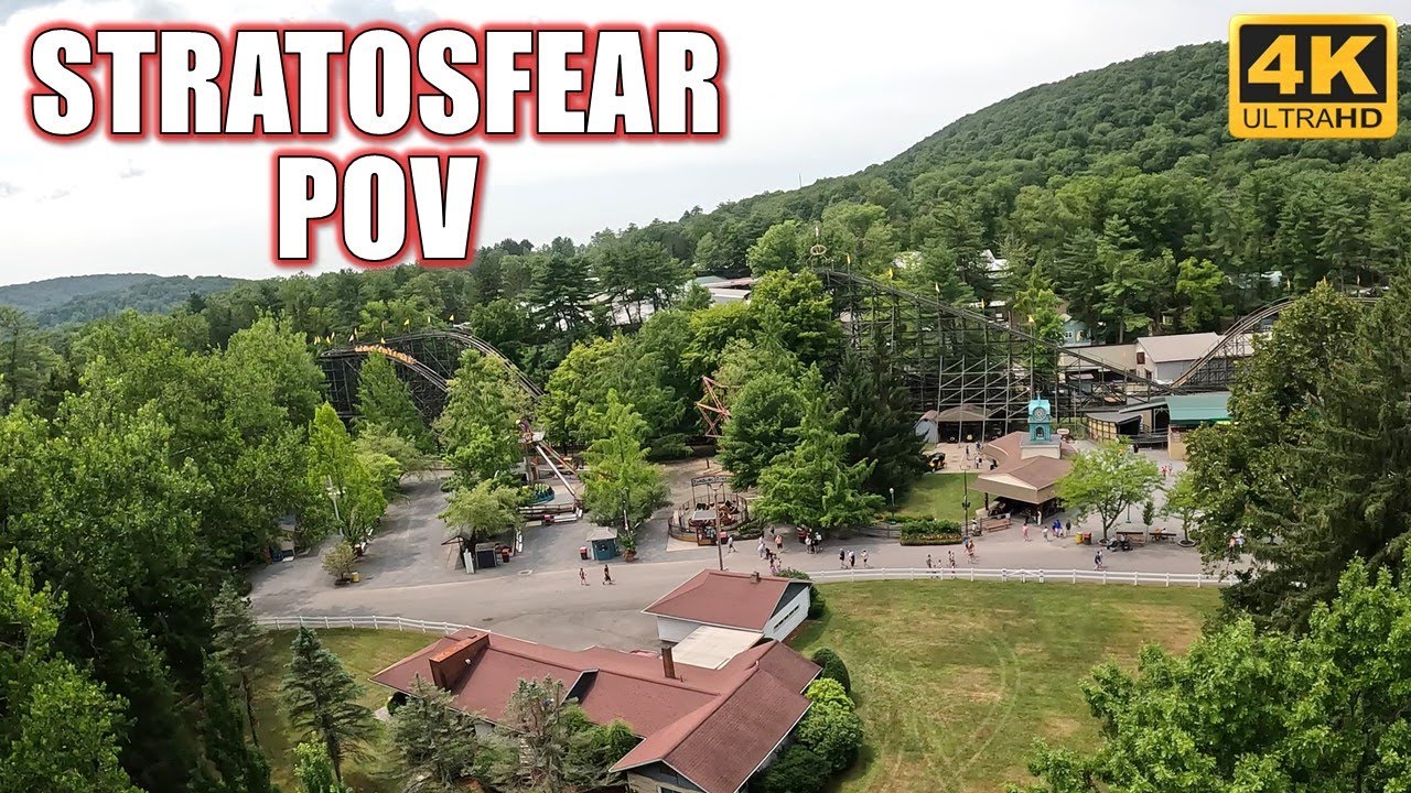 Stratosfear POV (4K 60FPS, Phoenix Side, 2024), Knoebels ARM/Larson ...