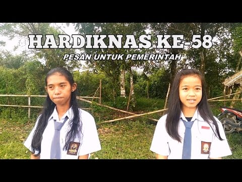 [HARDIKNAS 2017] PESAN UNTUK PEMERINTAH