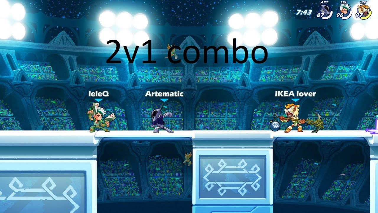 Ada-Gnash/Hammer-Blasters 2v1 combo | Brawlhalla - YouTube