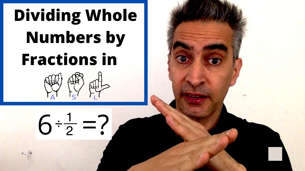 Whole numbers divided by fractions - Math Division Concepts taught in ...