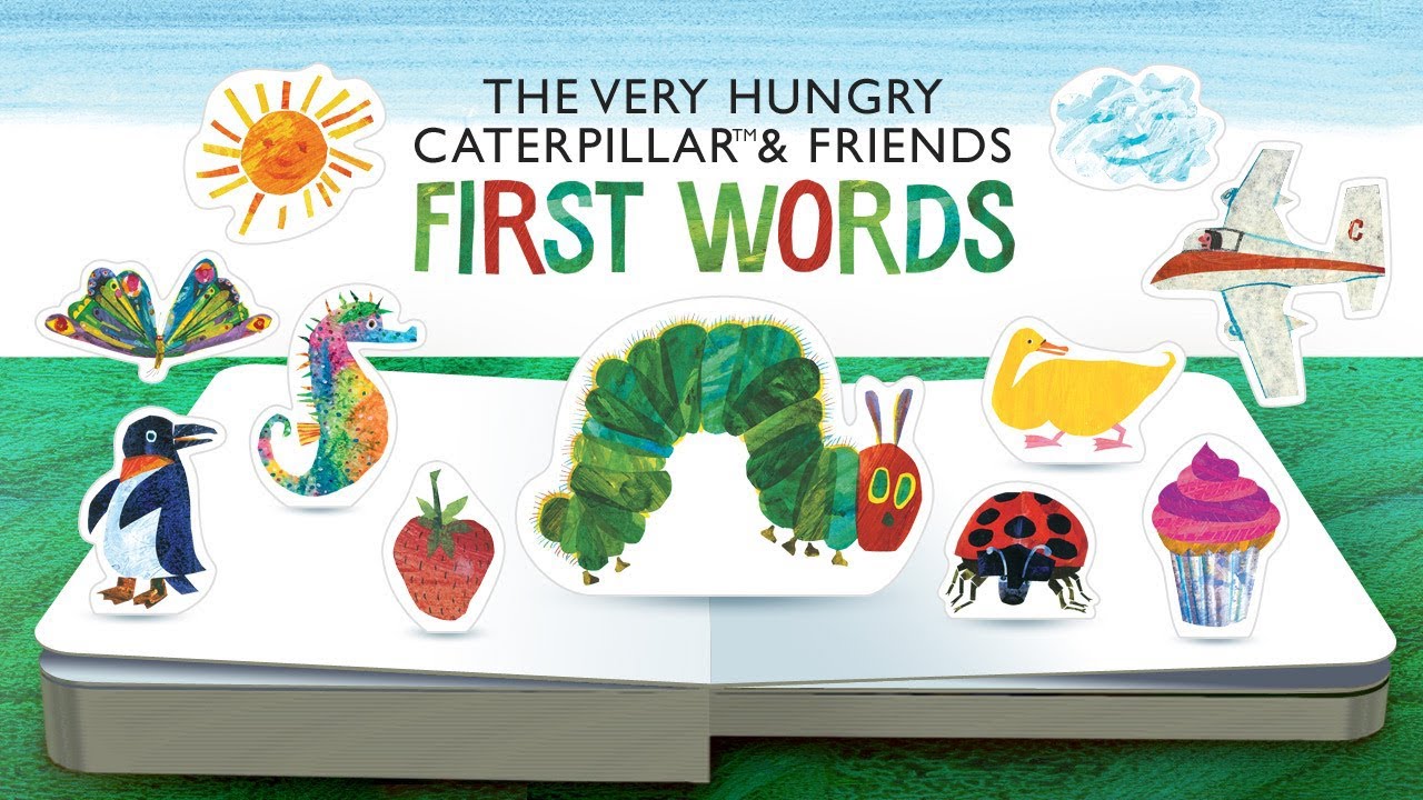 The Very Hungry Caterpillar - Learn 80+ First Words from a Real Pop-Up ...
