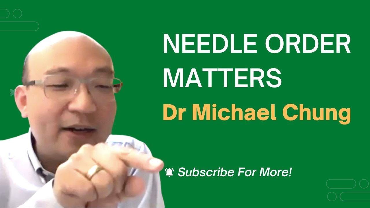 Needle Order Matters! Dr Michael Chung Explains. - YouTube