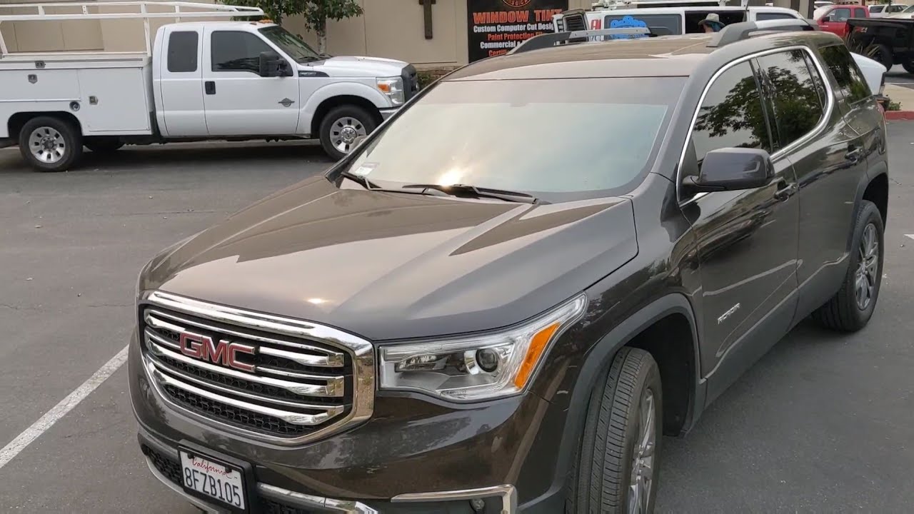 2019 GMC ACADIA SUNTEK HIGH PERFORMANCE WINDOW TINT - YouTube