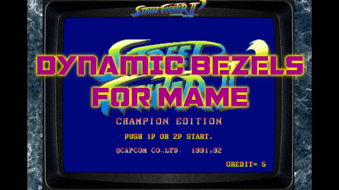 MAME Dynamic Bezels - YouTube