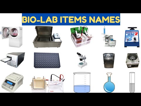 Bio-Lab Items Names In English With Pictures | Lab Equipments | Science ...