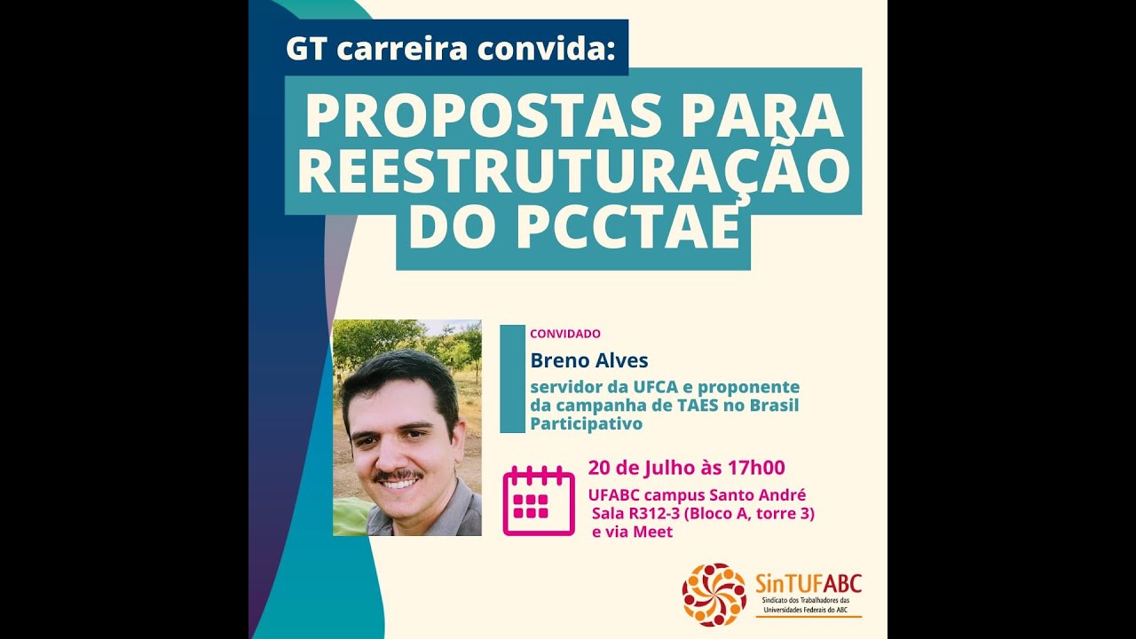 Propostas para reestruturação do PCCTAE - GT Carreira do SinTUFABC ...