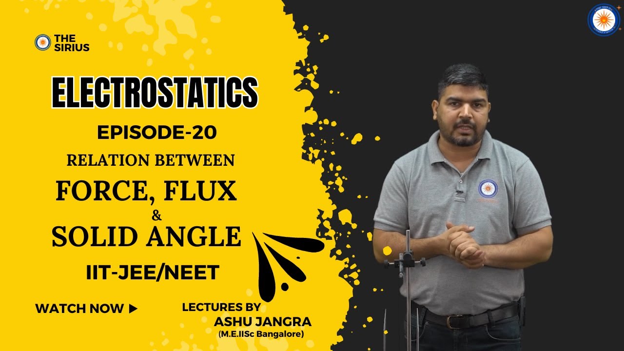 Episode-20 (Relation Between Force, Flux & Solid Angle) - YouTube