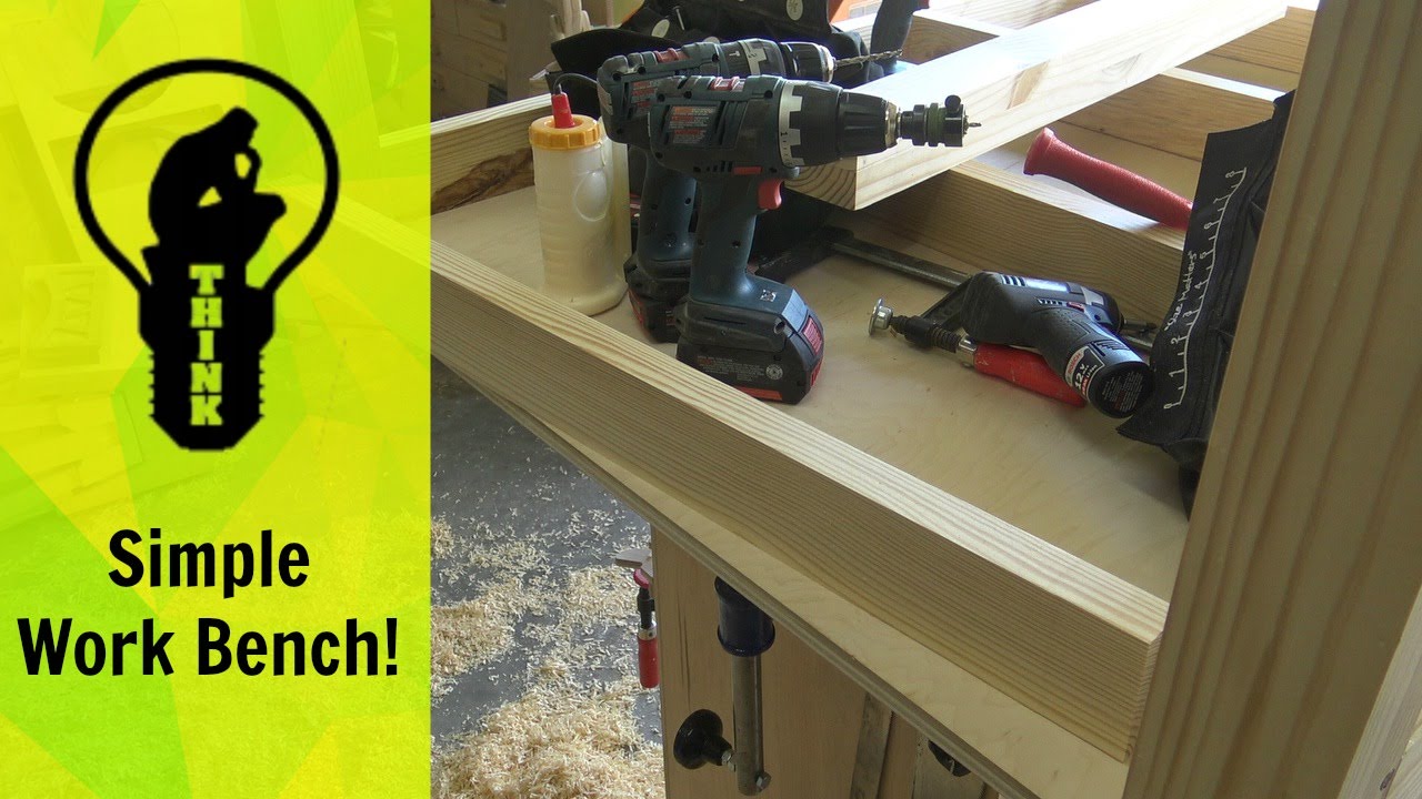 Build a Simple Work Bench "how to" - YouTube