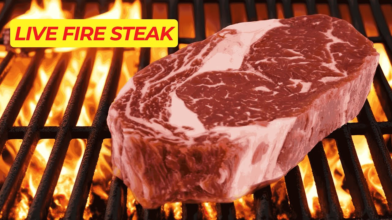 The Secret To Grilling a Rib-Eye Steak Over an Open Fire | The Best ...