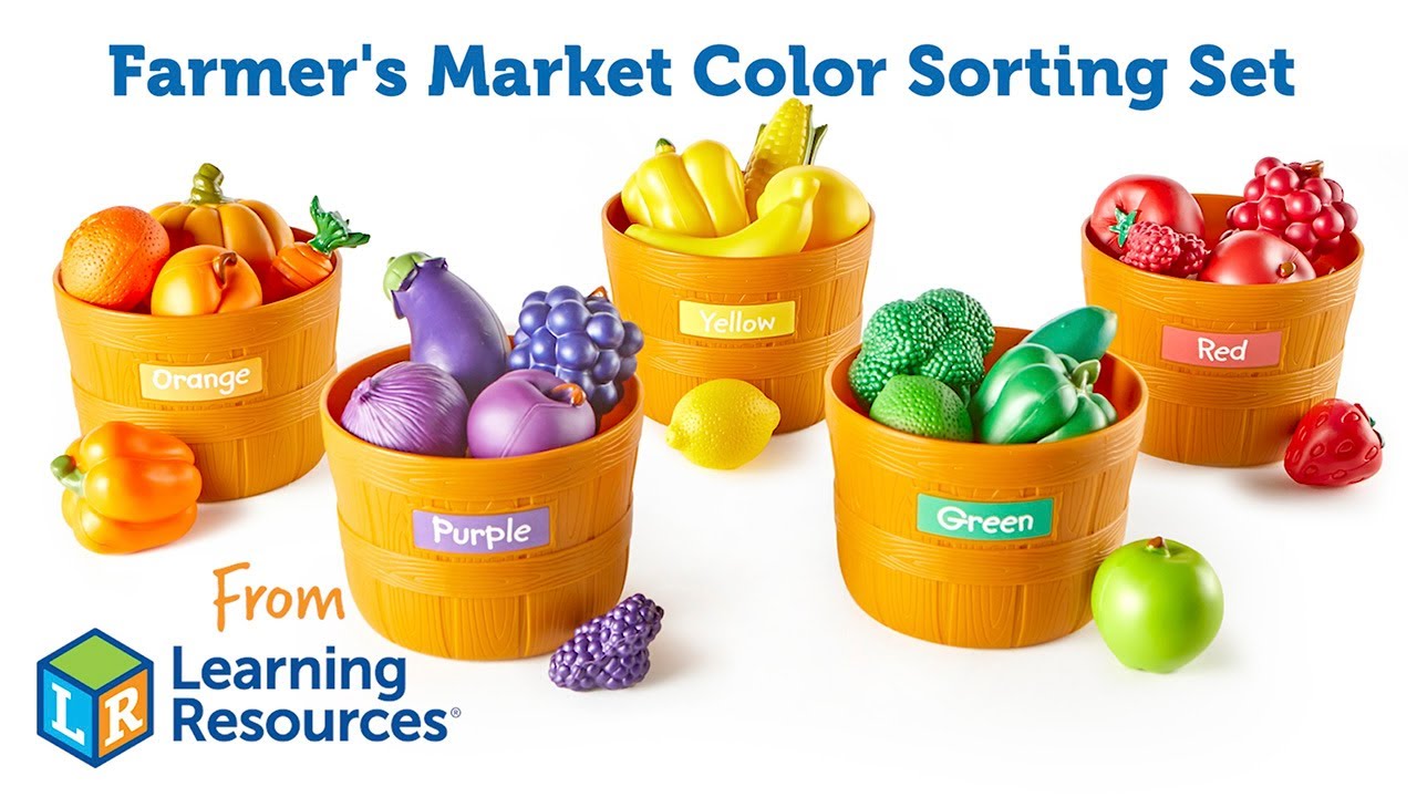 Farmer’s Market Color Sorting Set - YouTube