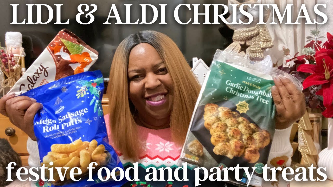 ALDI & LIDL FESTIVE PARTY FOOD - YouTube