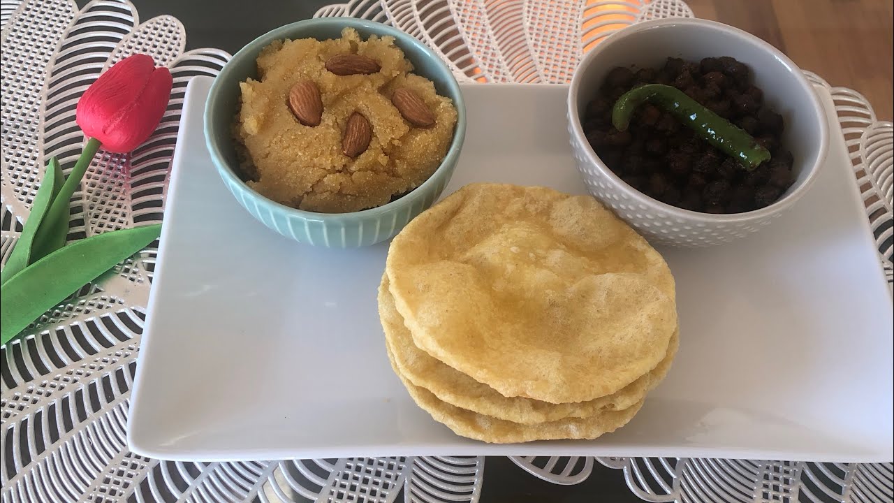 Ashtami Special | Halwa Puri Chole|Jai Mata Di 🙏 - YouTube