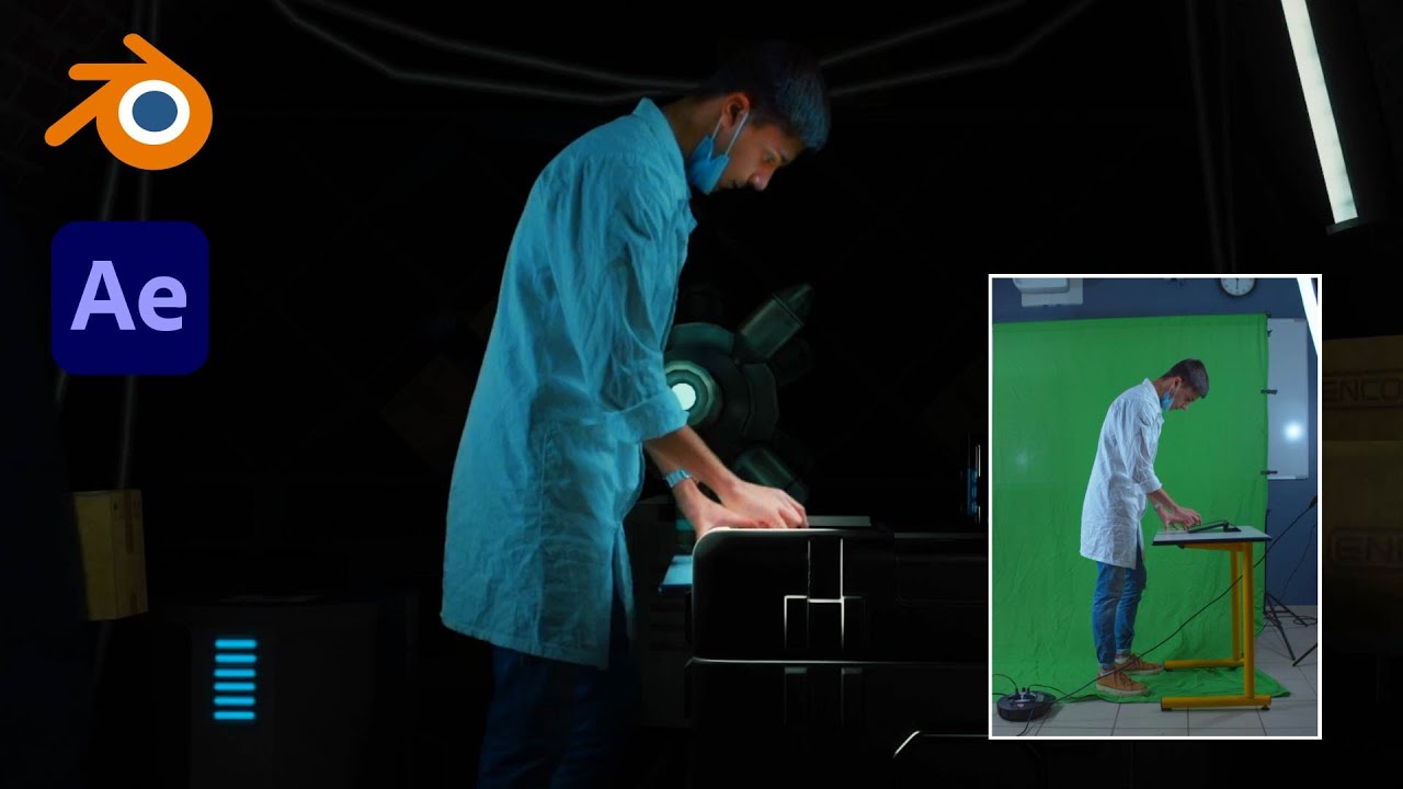 BLENDER/AFTER EFFECTS VFX - FOND VERT PRO - YouTube