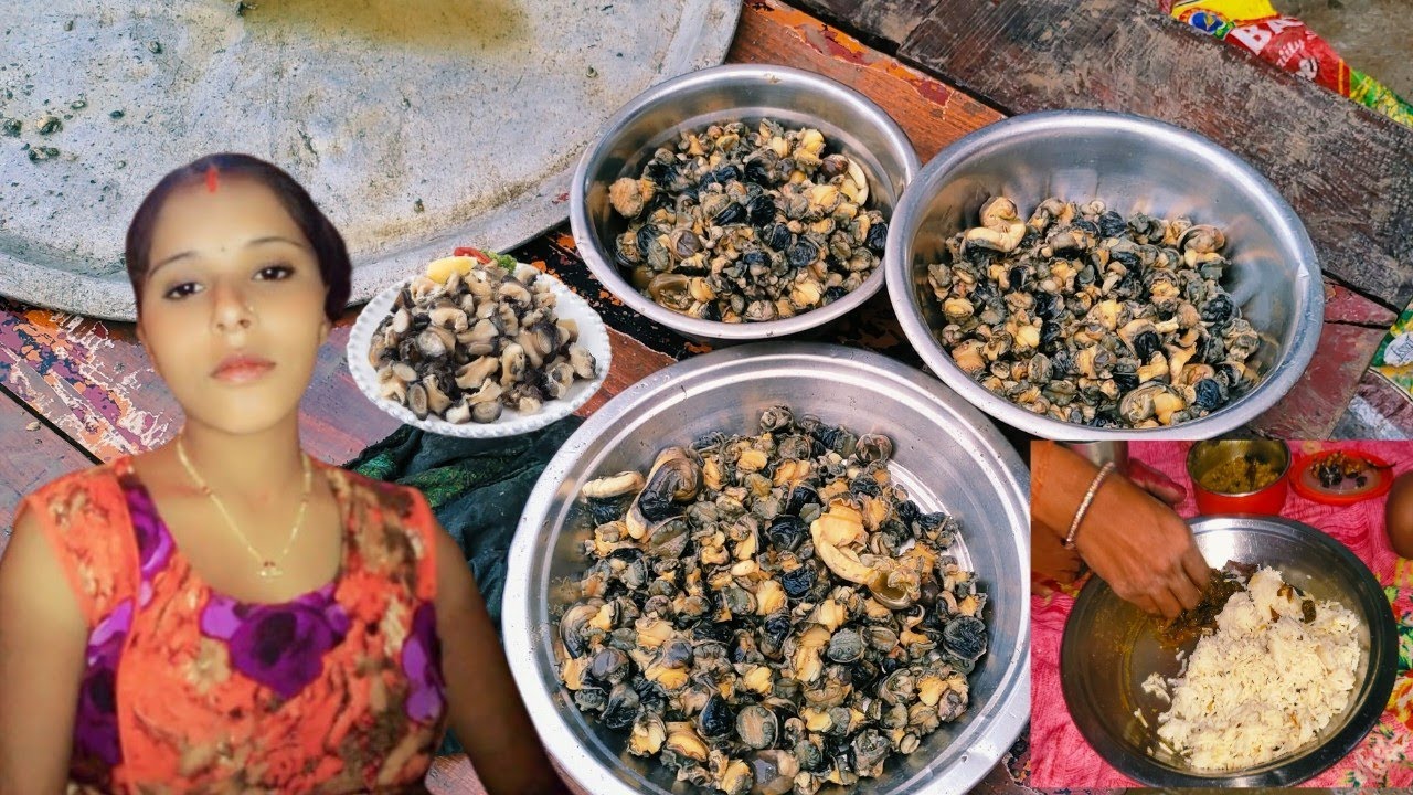 गुप्त घोंघा खाना पकाने की विधि का खुलासा! Ghongha Recipe in Hindi ...