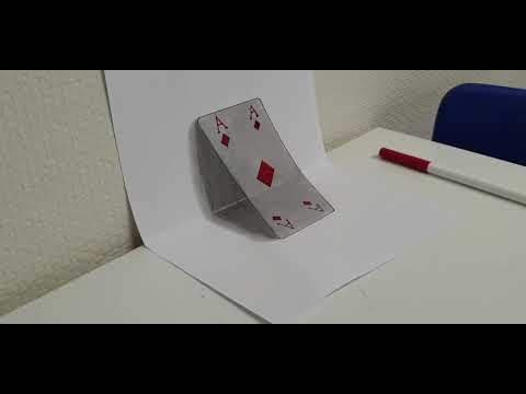 Easy 3D Drawing on paper for beginner/Dessin 3D facile sur papier pour ...