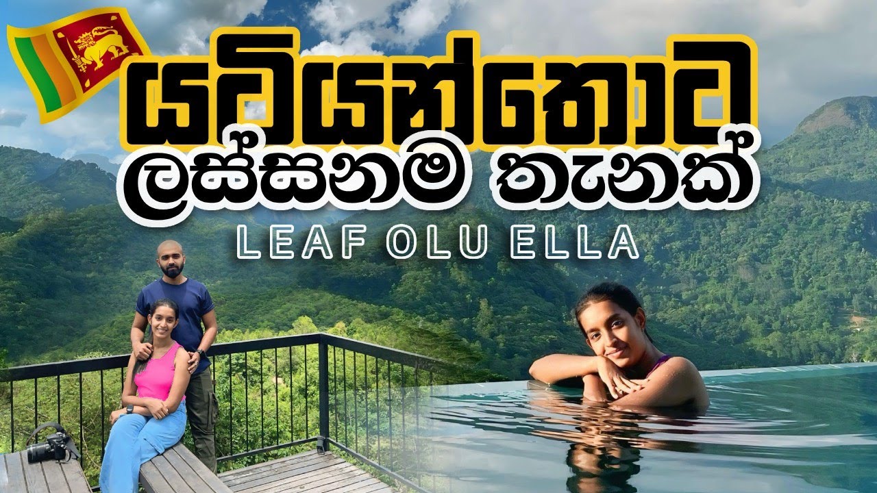 අක්කර 180ක HOTEL එක 😍| කොළඹ ඉඳන් පැය 2න් දිව්‍යලෝකයකට 💕| LEAF OLU ELLA ...
