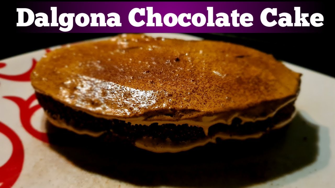 How to Make Dalgona Chocolate Cake || Dalgona Chocolate Cake Recipe ...
