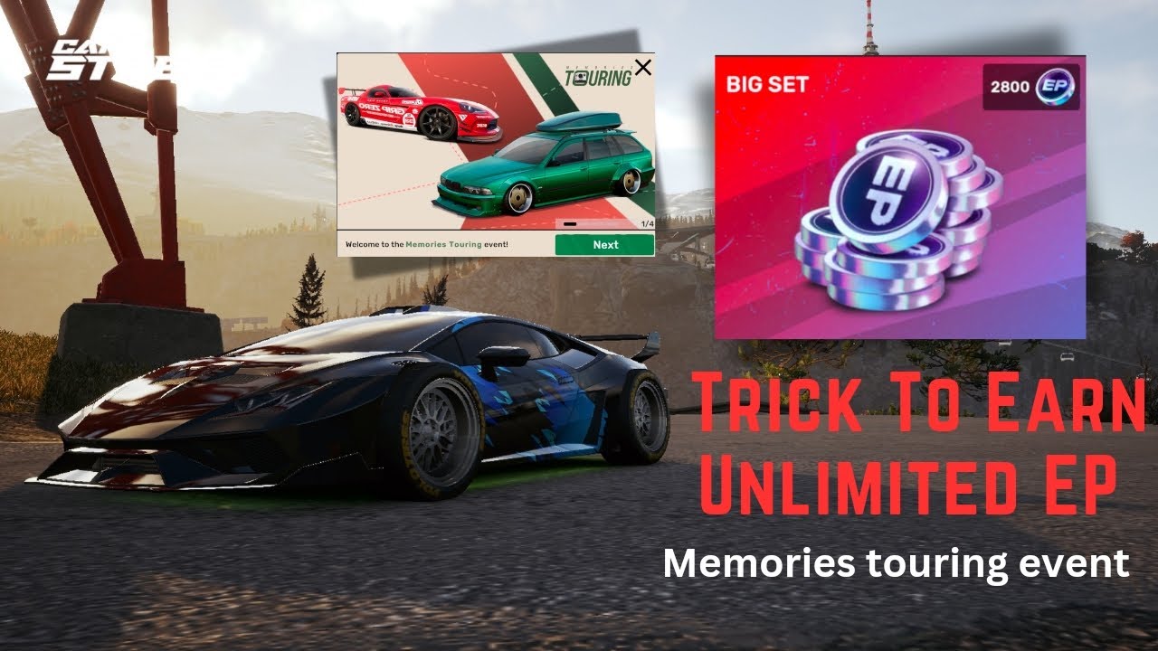 Earn Unlimited EP Tokens for free 🔥| Carxstreet 1.6.0 Update | Memories ...