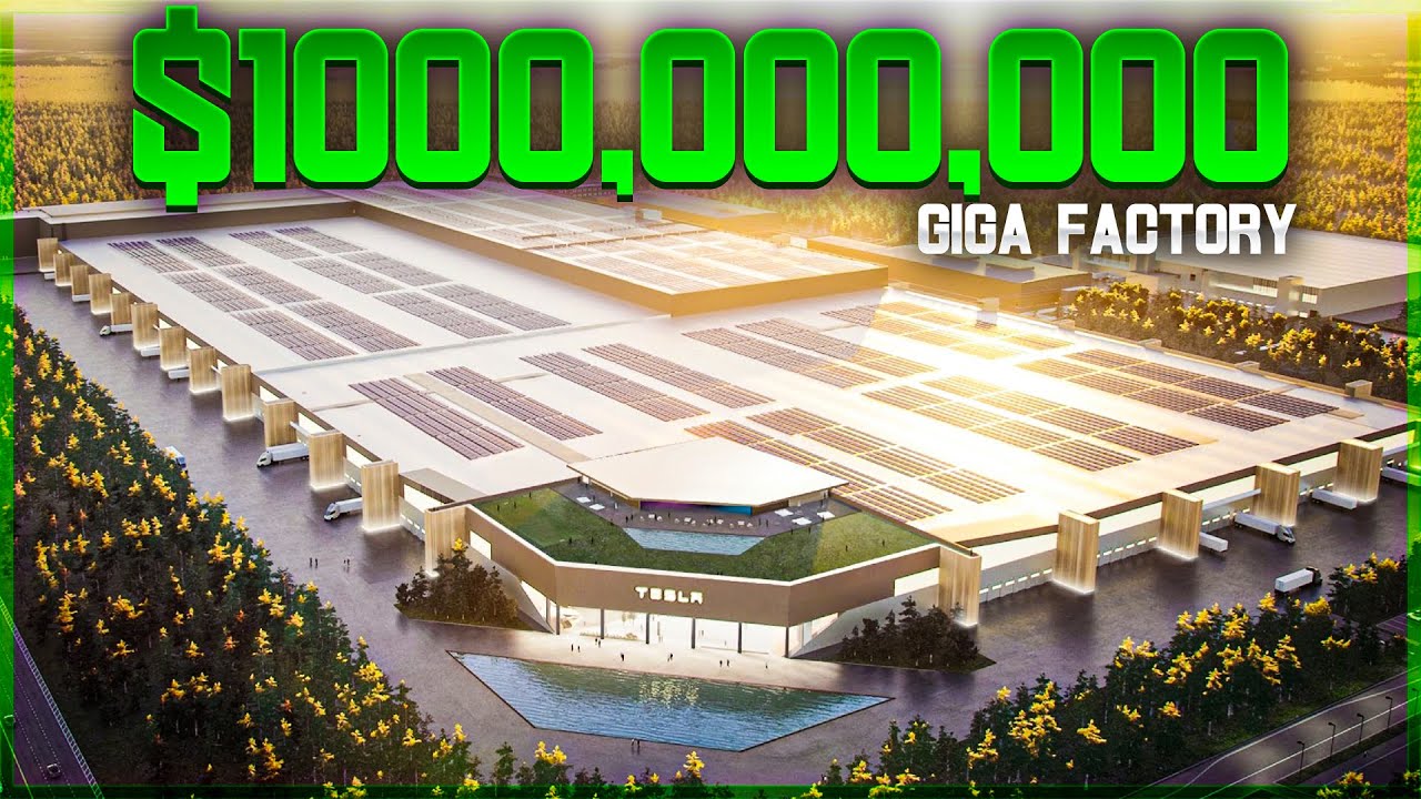 Tesla Reveals New Billion Dollar MEGA Factory - YouTube