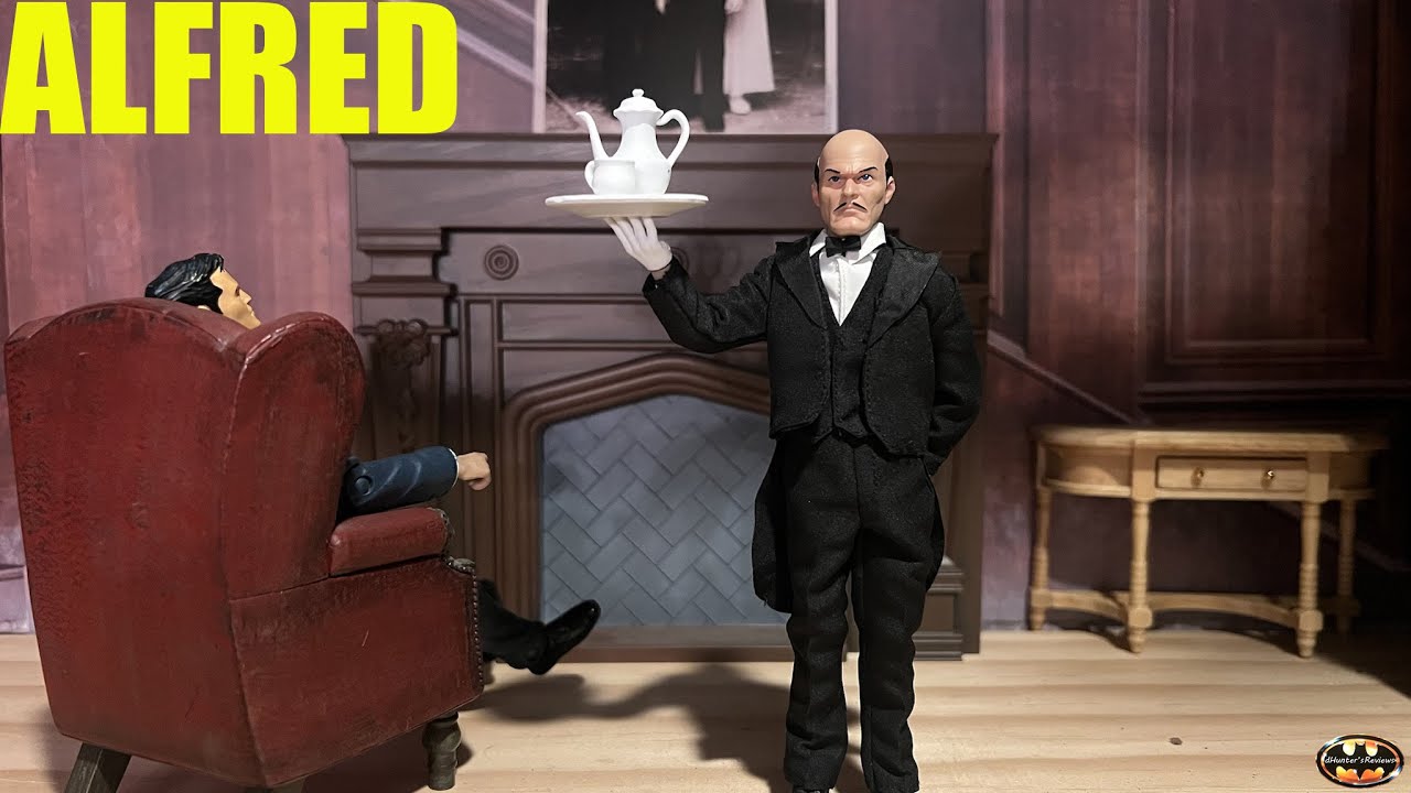 Joy Man Toys Alfred Pennyworth Butler 1:12 3rd Party Mezco Style Batman ...