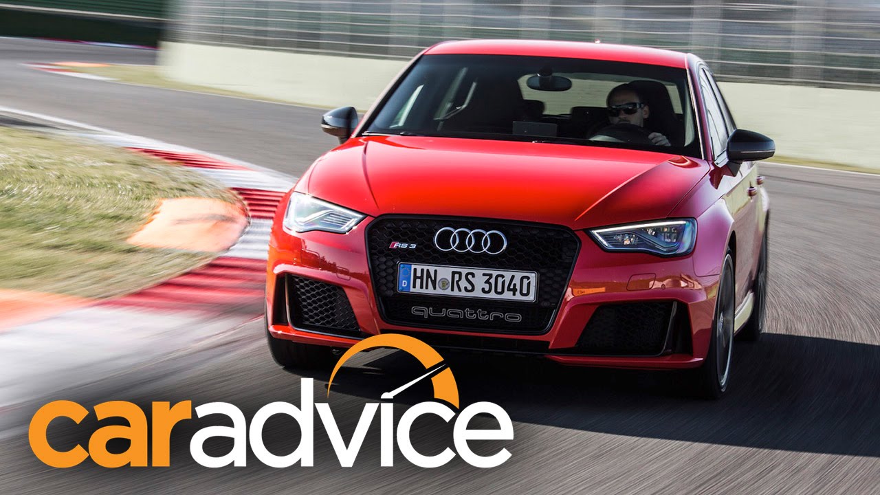 2016 Audi RS3 Review : Track drive at Vallelunga race circuit - YouTube