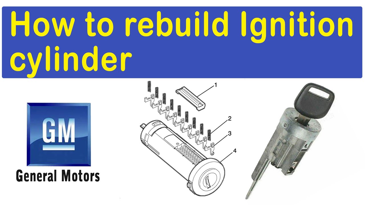 How To Rebuild GM Cars Ignition Cylinder - YouTube