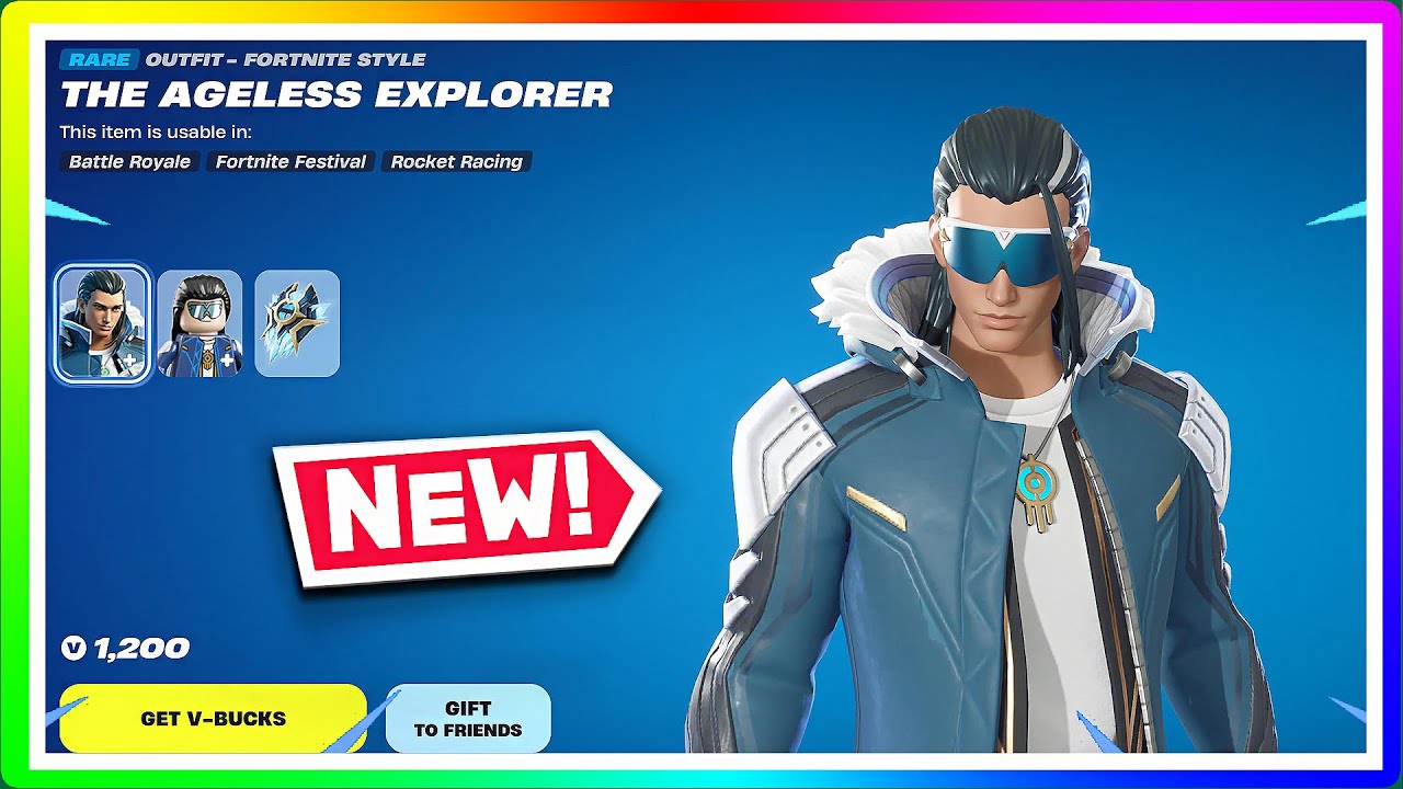 Fortnite Shop *NEW* The Ageless Explorer Outfit! ️ January 8, 2024 ...