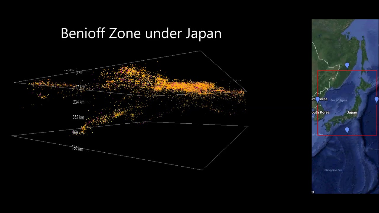 Benioff Zone Under Japan - YouTube