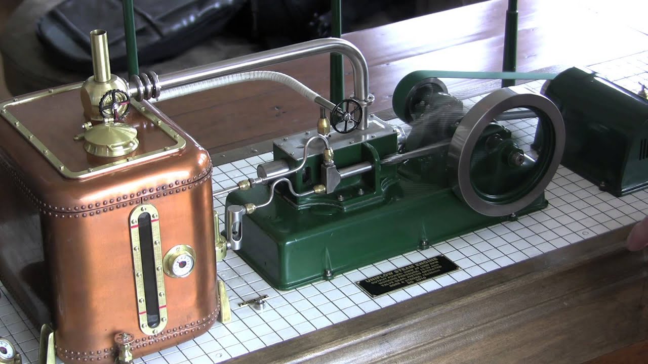 Dan's Uniflow Steam Engine - YouTube
