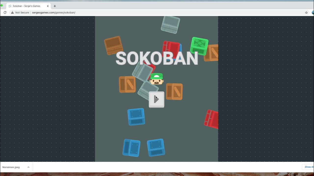 Free Sokoban Video Game - YouTube