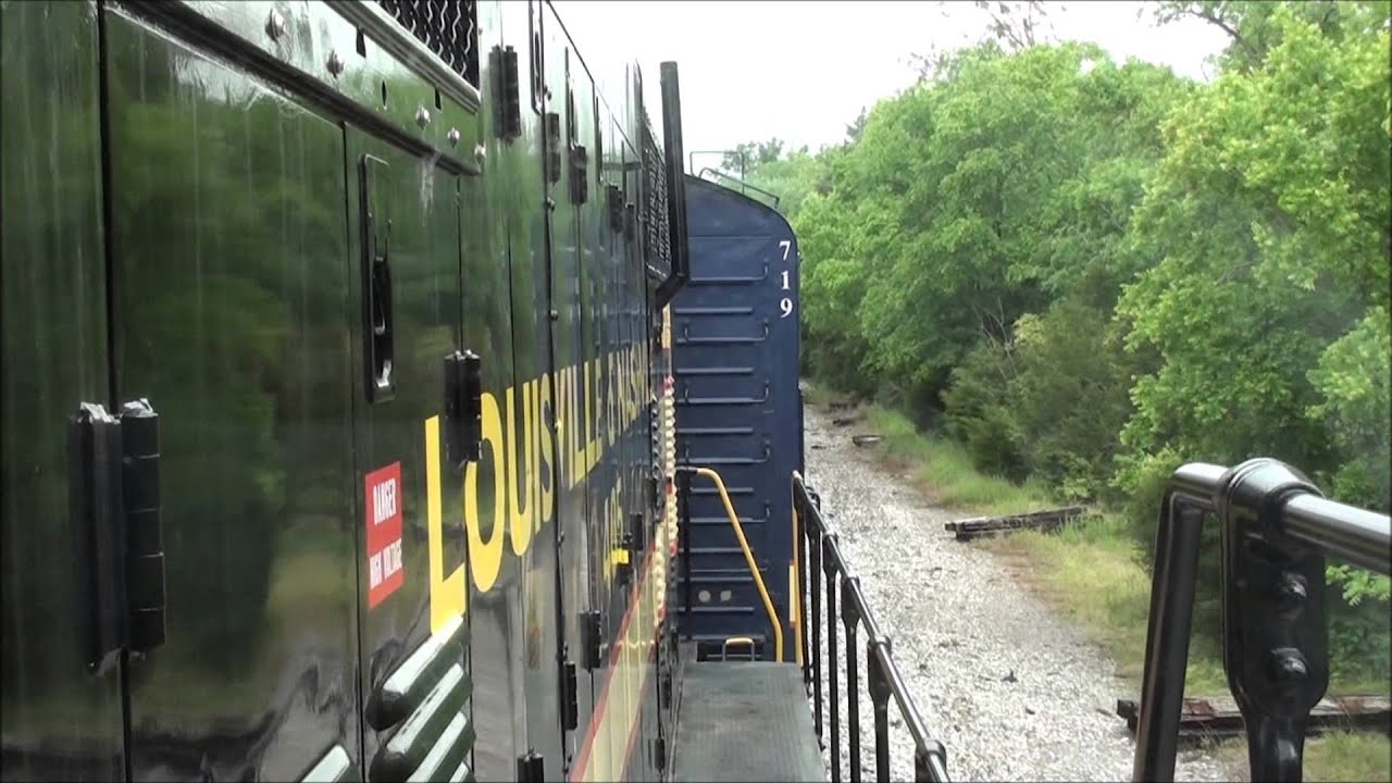 Birthday cab rides on the Tennessee Central Train Robbery Excursion (5/18/13) - YouTube