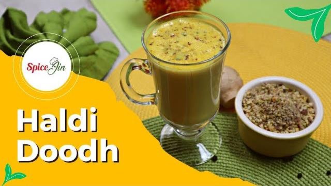 Haldi Doodh | Turmeric Milk Recipe | Golden Milk Recipe | SpiceJin ...