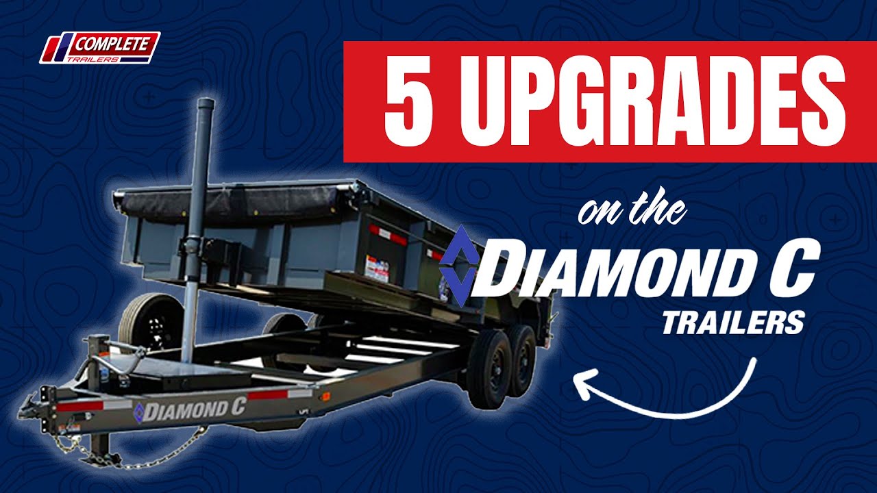 The TOP 5 UPGRADES on Diamond C Trailers - YouTube