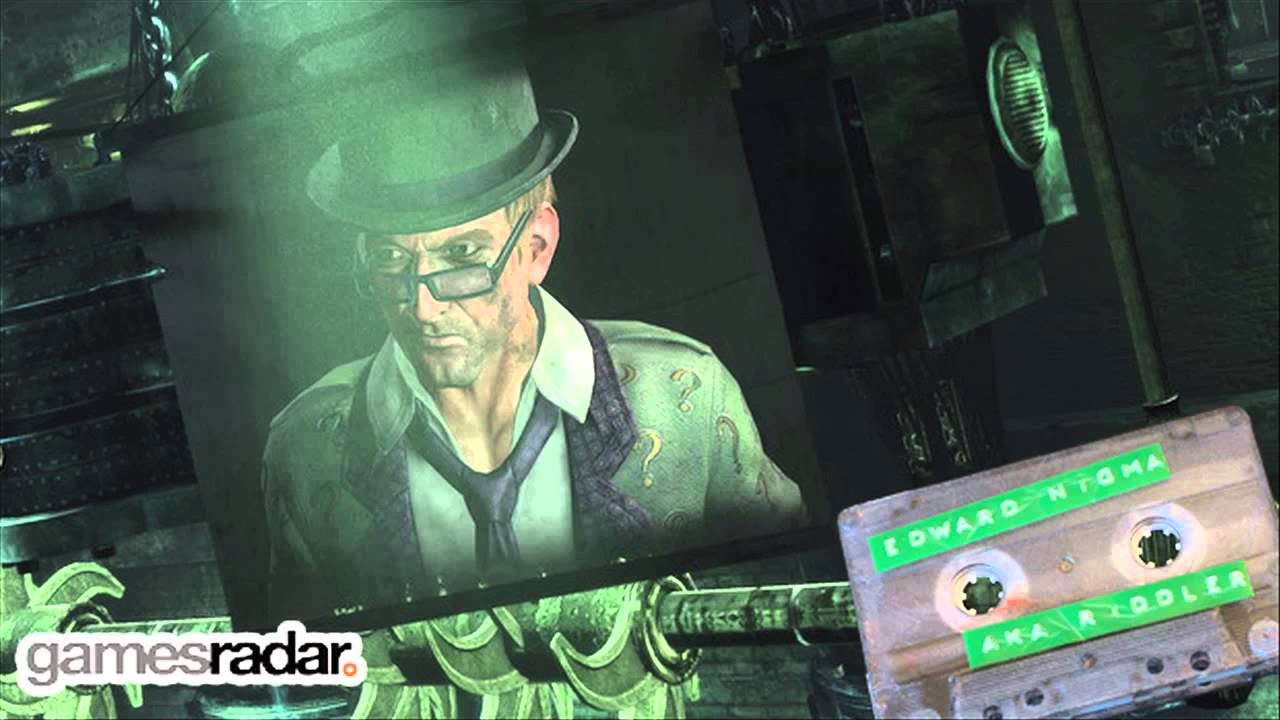 Batman Arkham City - Riddler audio tape revealed! - YouTube