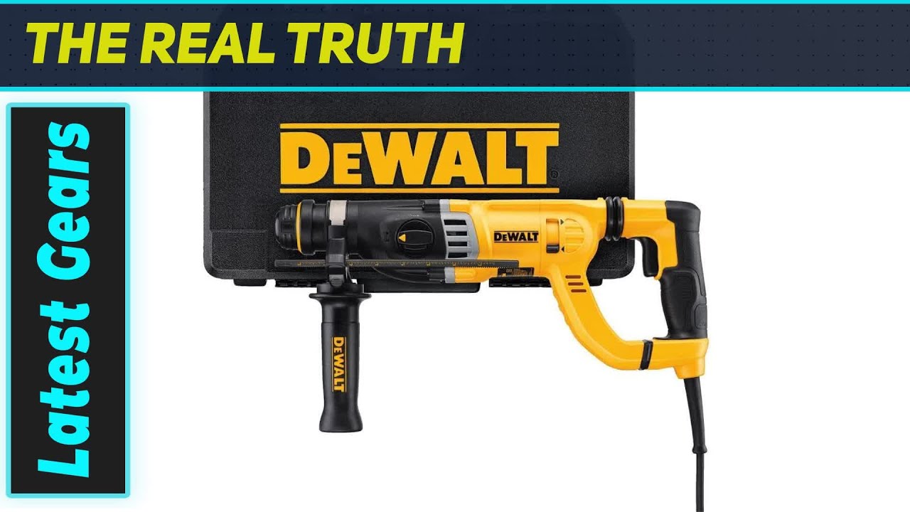 DEWALT D25263K SDS Hammer Drill: Powerful & Reduced Vibration! - YouTube