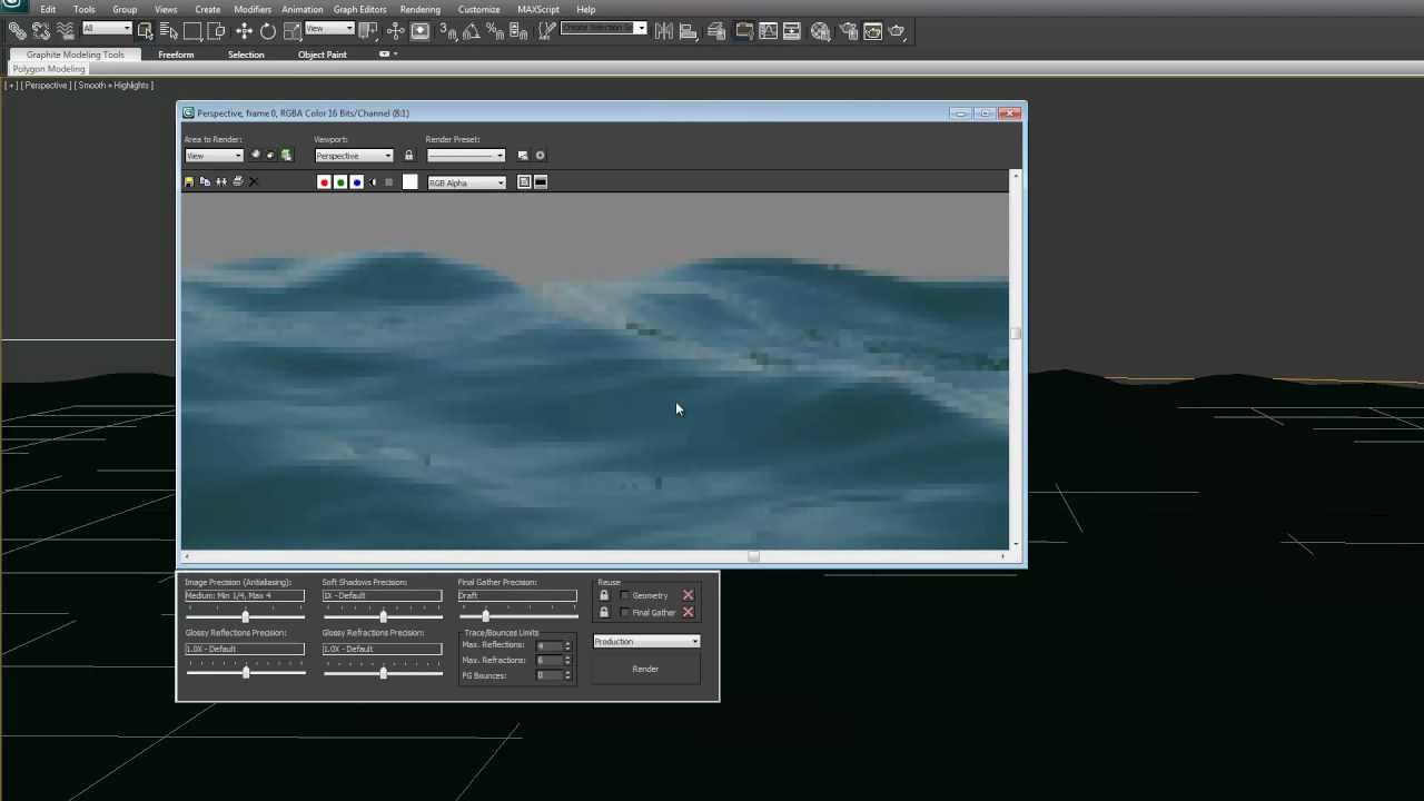 3ds Max Realistic Ocean Tutorial - YouTube