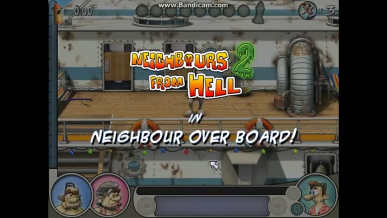 Neighbours from Hell 2: On Vacation 100% Walkthrough E11: "Neighbour Over Board!" (Mexico ...